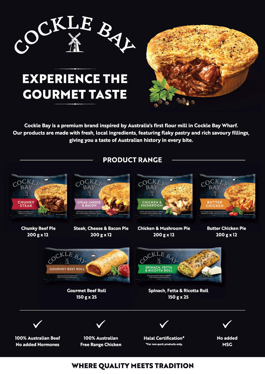 Cockle Bay Pies – Johnsons Food Services