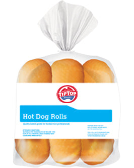Tip Top Hot Dog Roll 7inch – Johnsons Food Services
