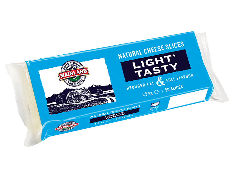 Mainland Cheese Light Tasty Sliced – Johnsons Food Services