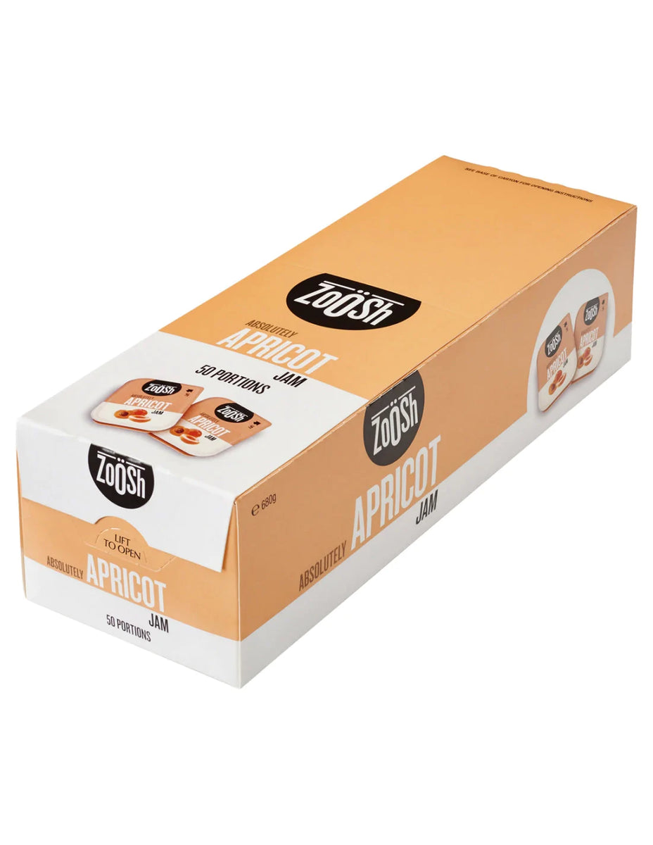 Zoosh Apricot Jam Portions – Johnsons Food Services