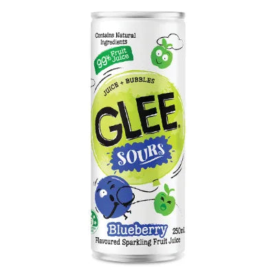 Glee Juice Sparkling Blueberry Sours 99% – Johnsons Food Services