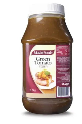 MasterFoods Green Tomato Relish 2.7kg – Johnsons Food Services